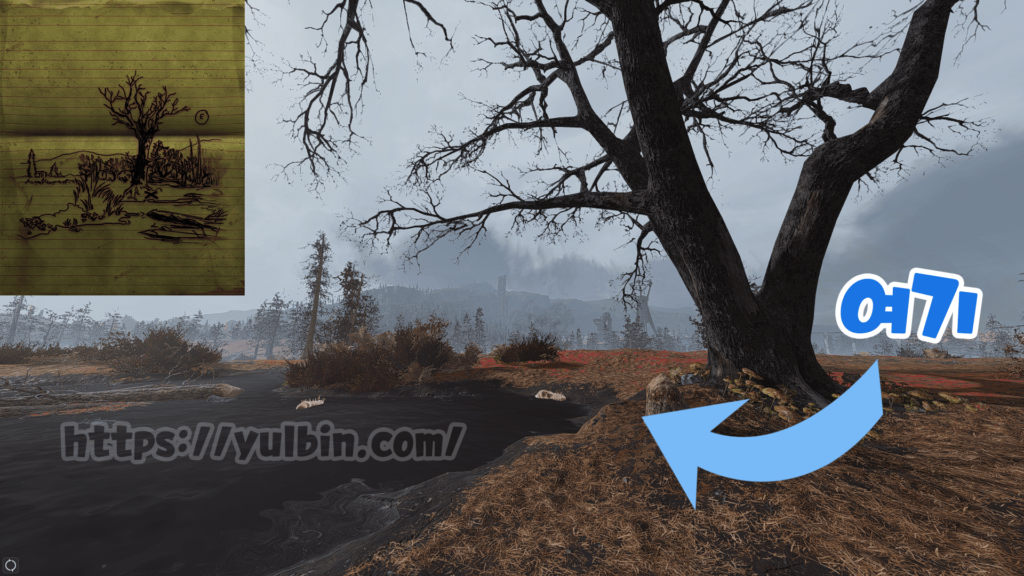 폴아웃76 보물지도 위치 크랜베리 지역 fallout 76 Treasure Map - 율빈 블로그